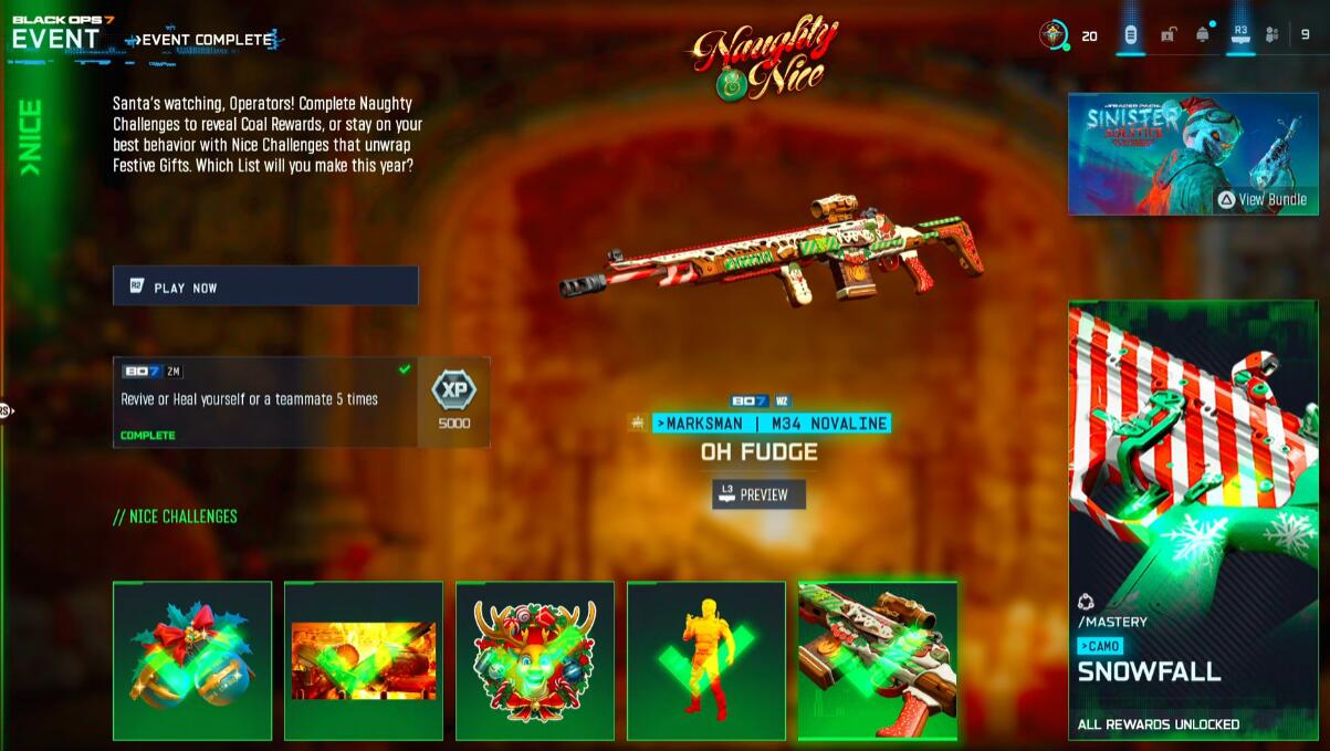 Easy Route to Finish Black Ops 7 Naughty & Nice Event: Animated ...