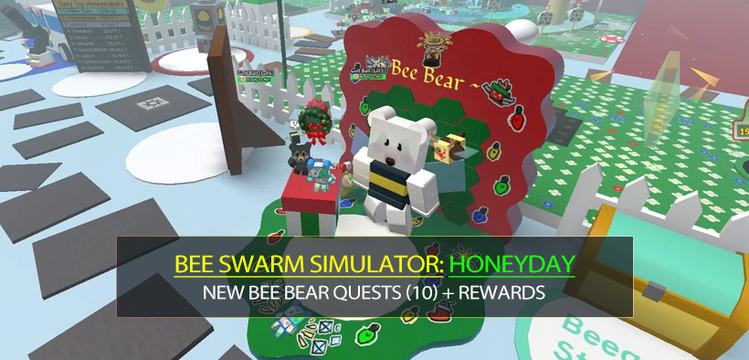 Bee Swarm Simulator Free Secret Items Locations & Quests Rewards on ...