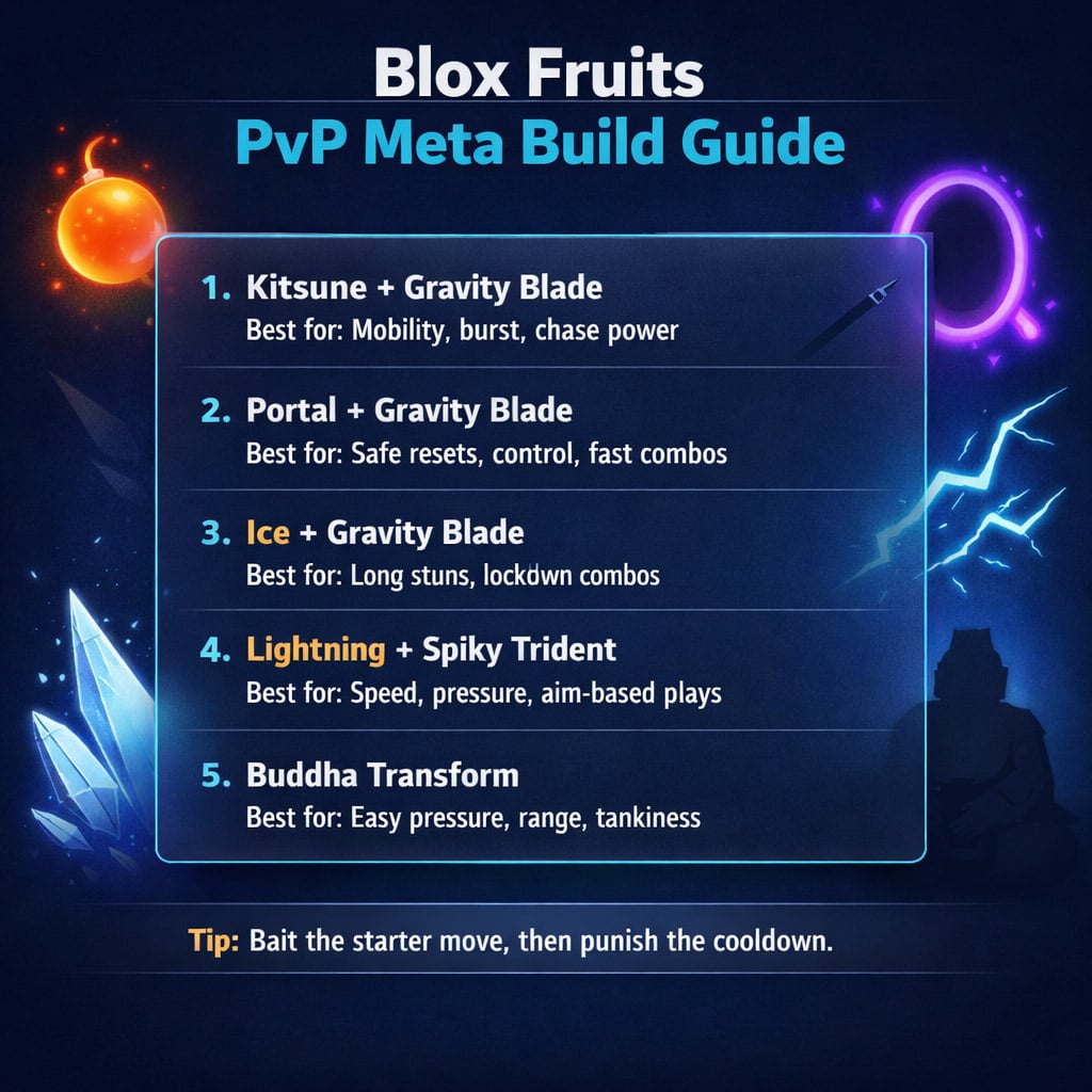 Blox Fruits Meta Builds Ranked: Best PvP Builds for Public Servers