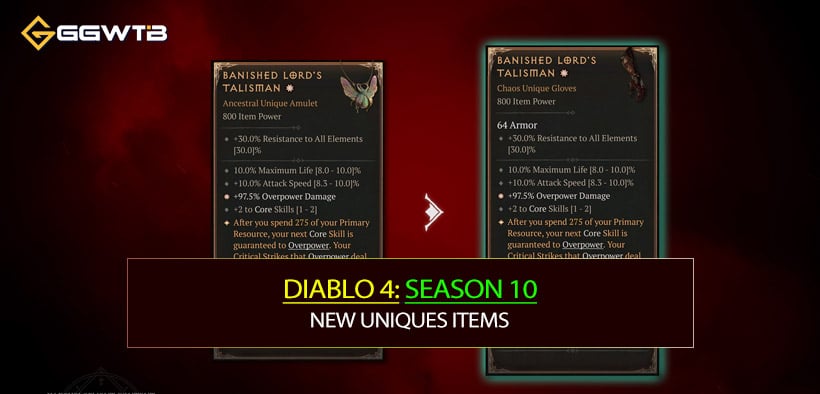 Diablo 4 Season 10 New Uniques Items: Mechanics, Rotation Impact, Chaos-Unique Prep