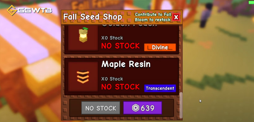 How to Farming Grow a Garden Maple Resin (Transcendent) Fast after Fall ...