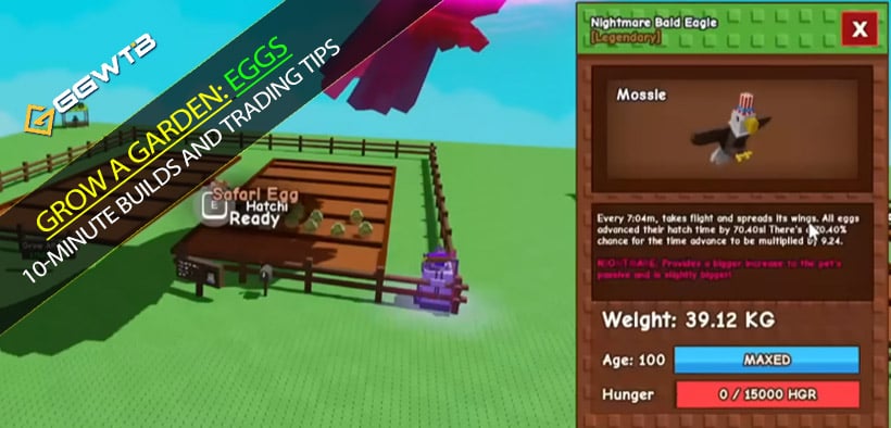 Grow A Garden Eggs Hatching Speed: 10‑Minute Builds and Trading Tips