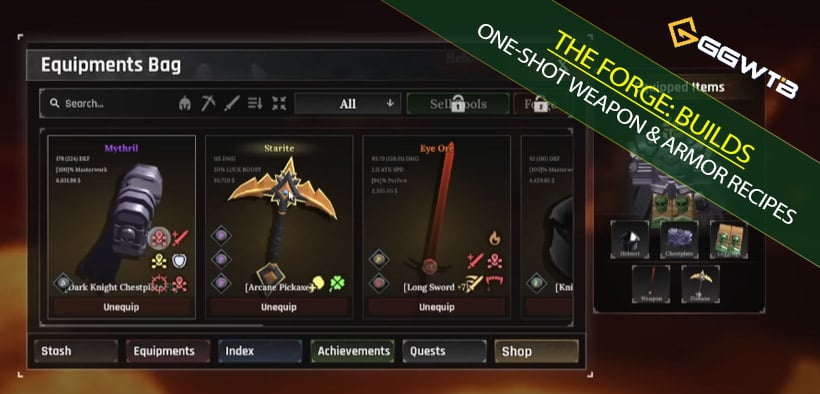 The Forge Build Ultimate Guide: Best One-Shot Weapon & AFK Armor Recipes