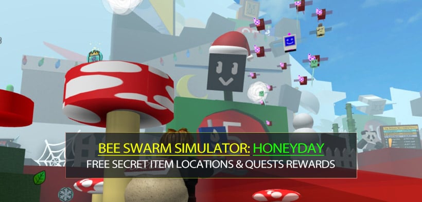 Bee Swarm Simulator Free Secret Items Locations & Quests Rewards on ...