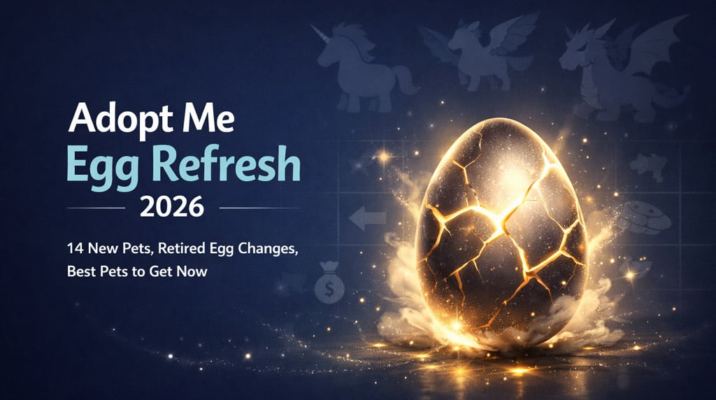 Adopt Me Egg Refresh Guide: 14 New Pets, Retired Egg Changes, and Best ...
