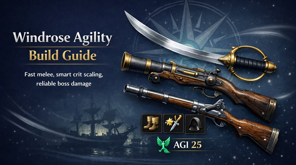 Windrose Agility Build Guide: Best Stats, Weapons, Talents, Food and ...