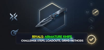 Rivals Unlock Armature Knife: Challenge Steps, Loadouts, Grind methods ...
