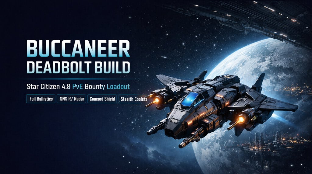 Star Citizen 4.8 Buccaneer Build Guide: Cheap Full Deadbolt Loadout for ...