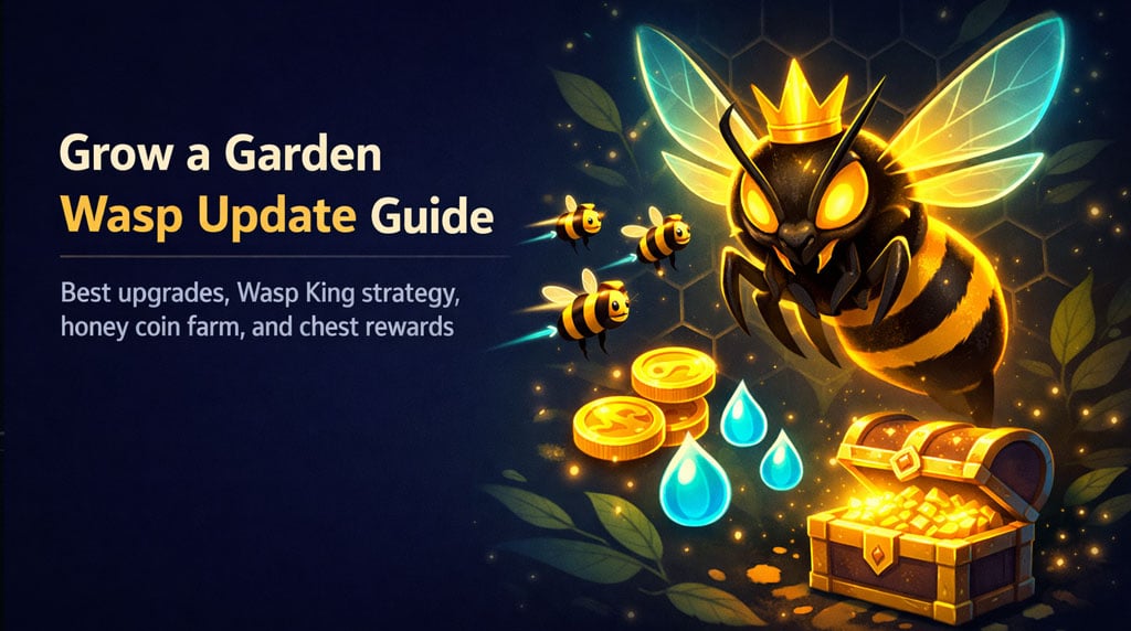 Grow a Garden Wasp Update Guide: Best Upgrades, Wasp King Strategy ...