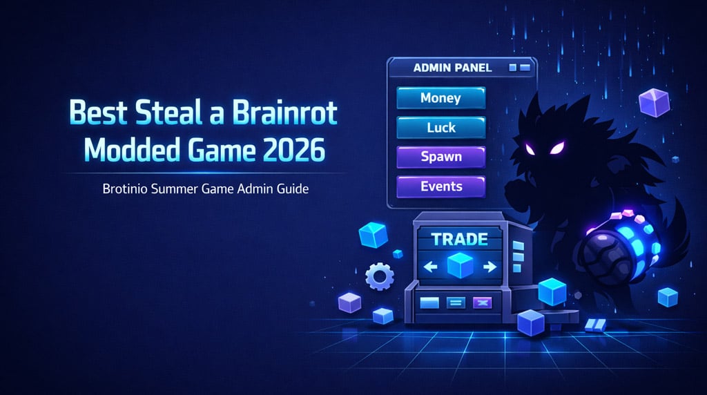 Steal a Brainrot Best Modded Game: Brotinio Summer Game Admin Guide