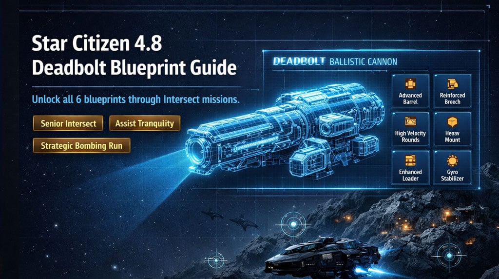 Star Citizen 4.8 Deadbolt Blueprint Guide: How to Unlock Deadbolt ...
