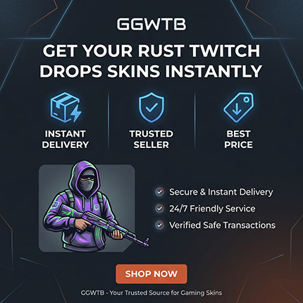 Buy Rust Twitch Drops, Get Rust Items & Skins Instant
