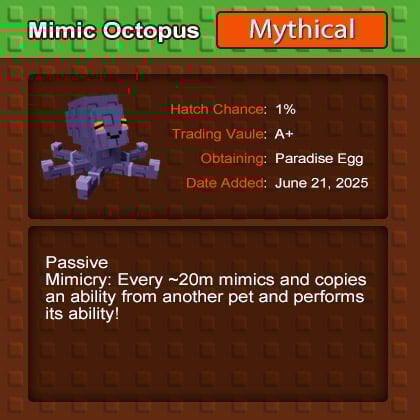 Tasa de compra para mascotas de Grow a Garden: Legendarias, Míticas y ...